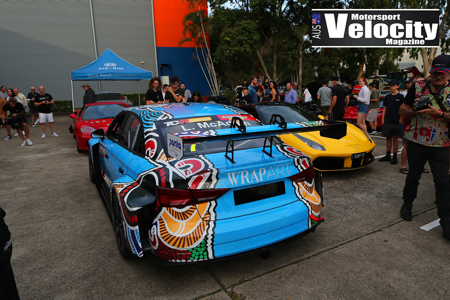 UNIQUE INDIGENOUS AUSTRALIAN LIVERY FOR MCADAM TCR AUDI - Velocity ...
