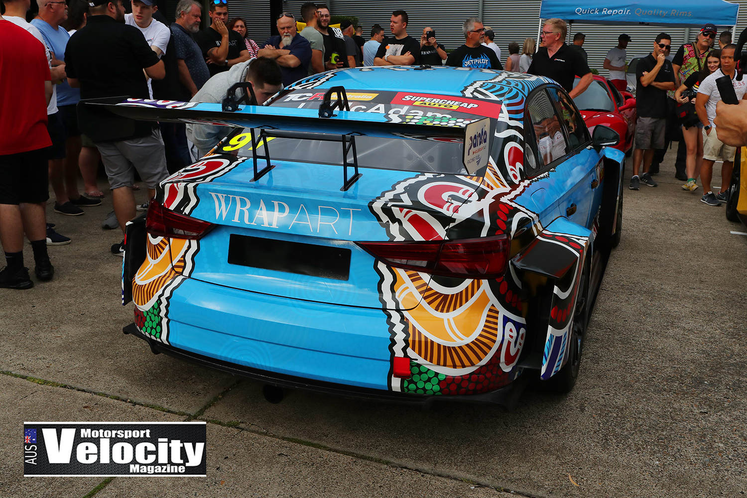 UNIQUE INDIGENOUS AUSTRALIAN LIVERY FOR MCADAM TCR AUDI - Velocity ...